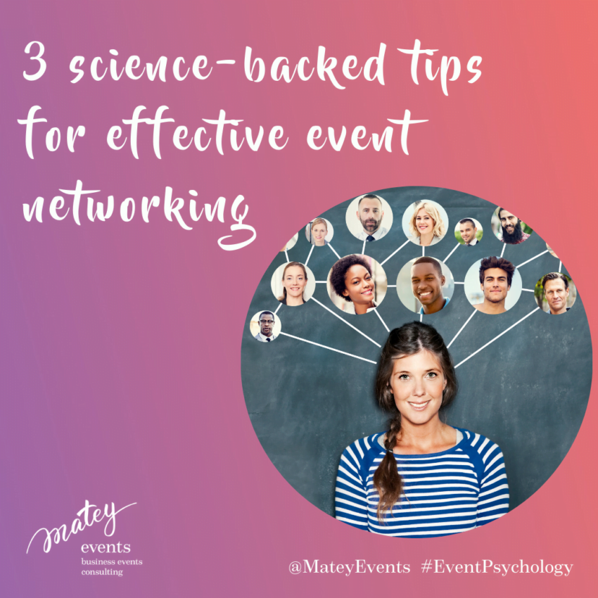 3 science-backed tips for effective event networking